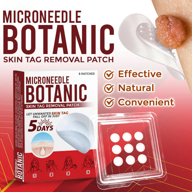 Microneedle Botanical Skin Tag Removal Patch 🇺🇸Made in the USA (FDA Ce – Breezyow